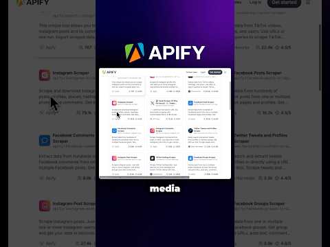 How to scrape anything with Apify and Make #aiautomation #nocode