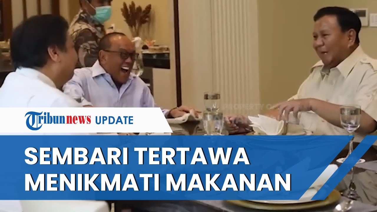 Momen Prabowo, Aburizal Bakrie dan Airlangga Hartarto Duduk Satu Meja ... Momen Prabowo, Aburizal Bakrie dan Airlangga Hartarto Duduk Satu Meja ...