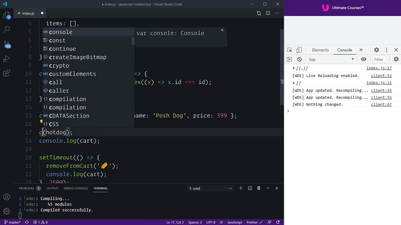 Ultimate JavaScript Masterclass 15 - Object Literals and Encapsulation
