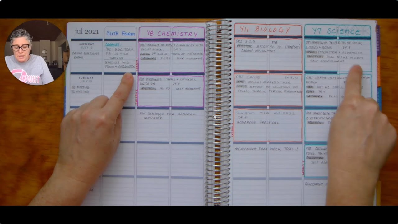 Erin Condren Teacher Planner for High School