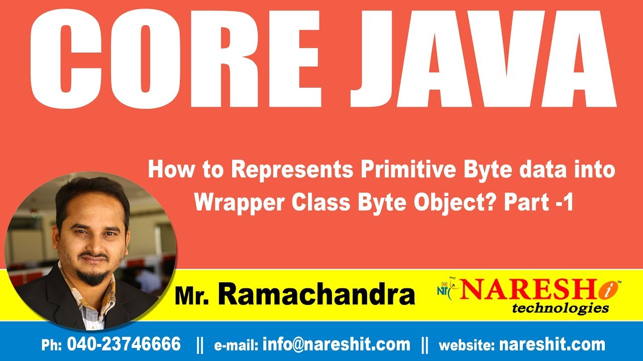 How to Represents Primitive Byte data into Wrapper Class Byte Object? Part -1 | Core Java Tutorial