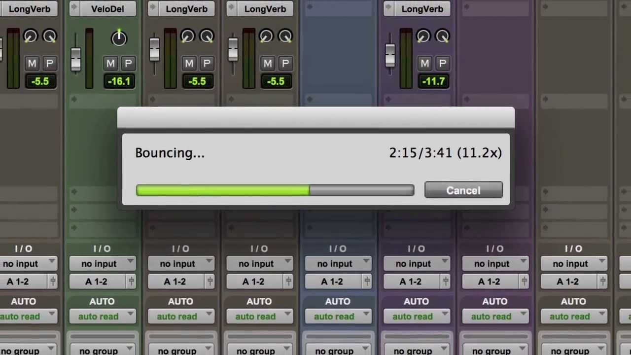 Pro Tools® 11 ‒ Offline Bounce ‒ Avid®