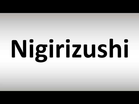 How to Pronounce Nigirizushi