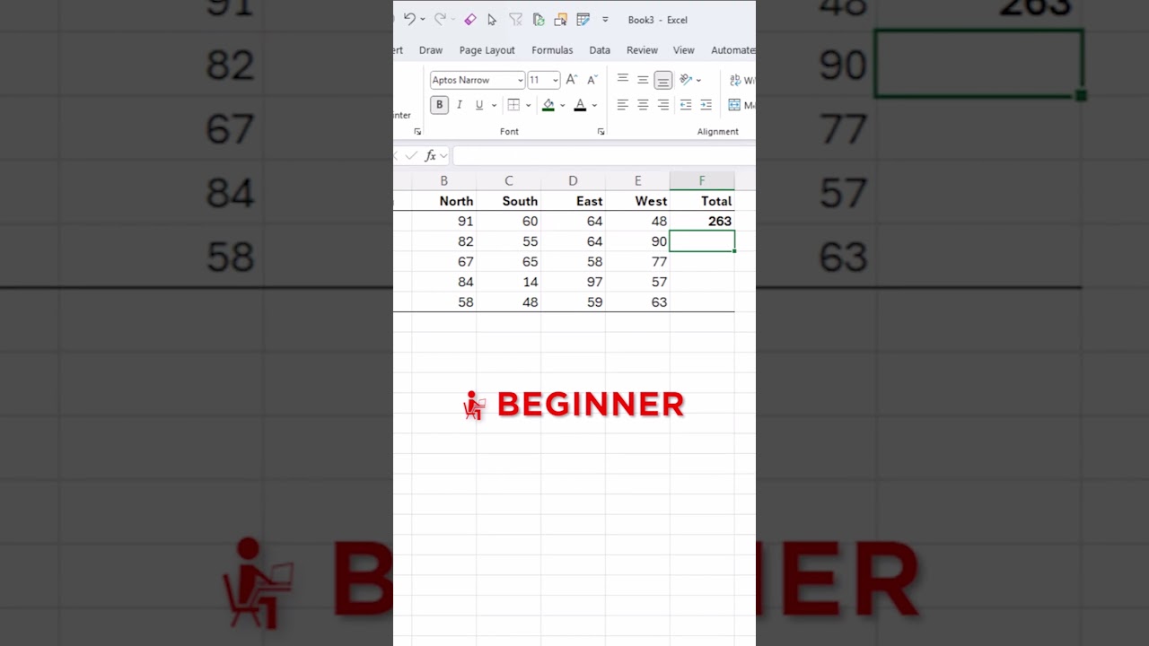 3 Ways to Sum Data in Excel | Beginner to Advanced