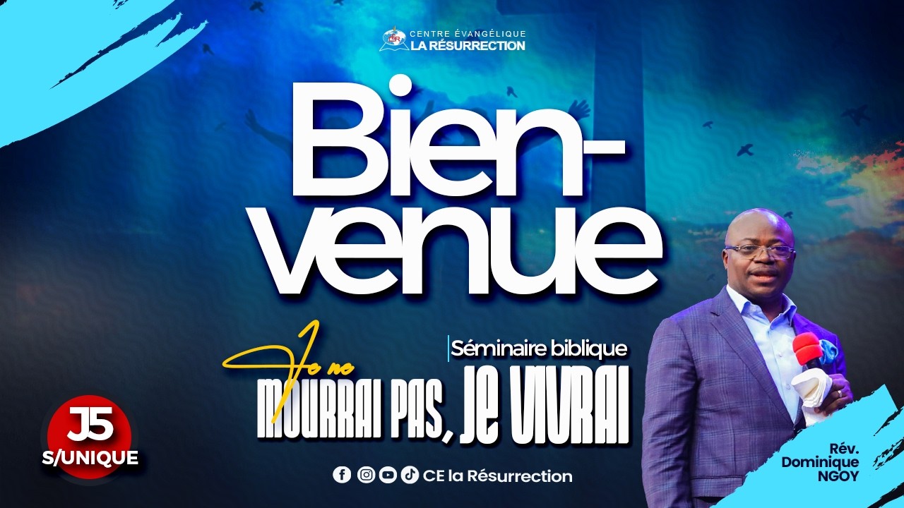 🛑SÉMINAIRE BIBLIQUE | Rév. Dominique NGOY | VEILLEE 15-05-2026 | jour 5