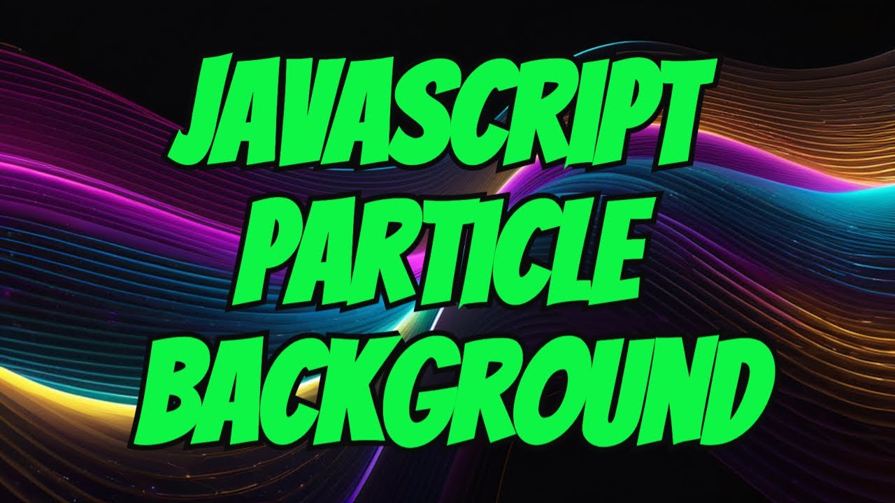 THREE.js Website Background Animation: Advanced JavaScript Particles