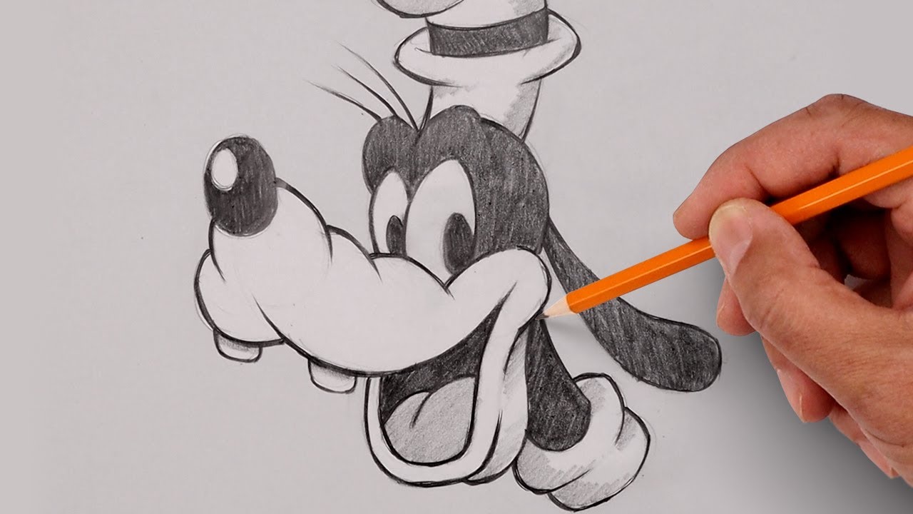 How To Draw Goofy (for BEGINNERS)