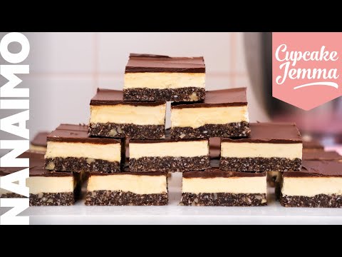 Nanaimo Bar Recipe | Quick, Easy and Crazy Delicious | Cupcake Jemma