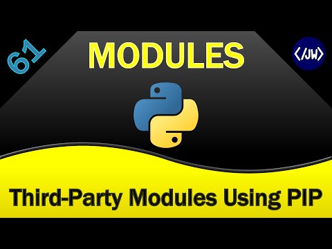 Download third-party modules with the #Python Installer Package | #learnpython #pythontutorial