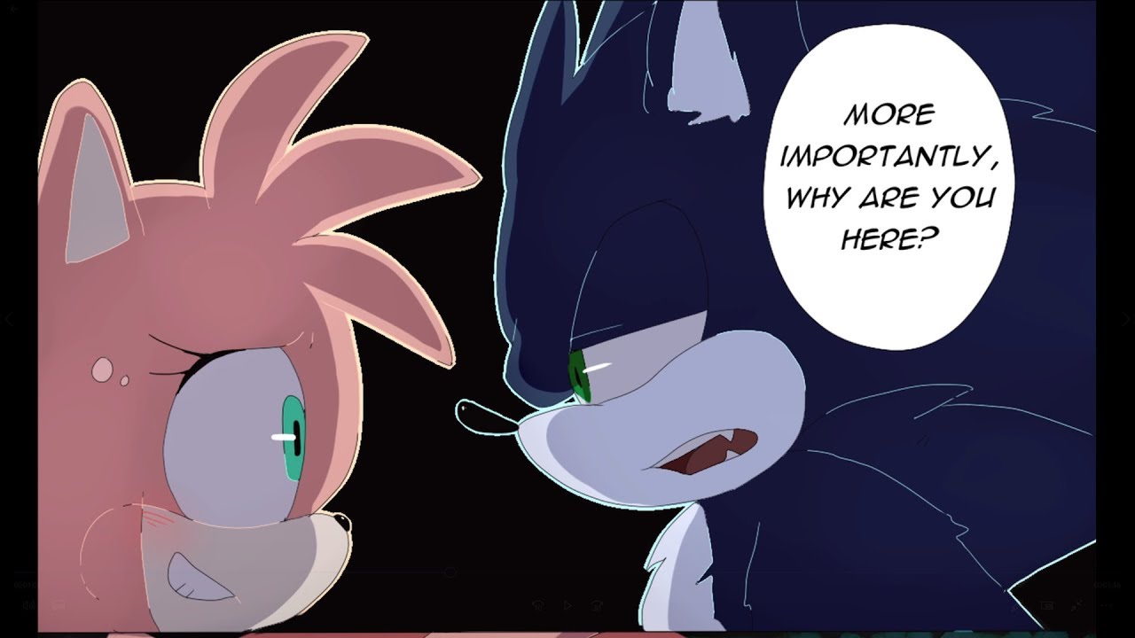 Hide from your shadow - Sonamy Comic (obsolete version)