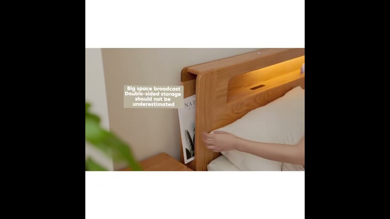 ransform Your Bedroom with Our Scandinavian-Inspired Solid Oak Beds for 2024! #ScandiBedroom