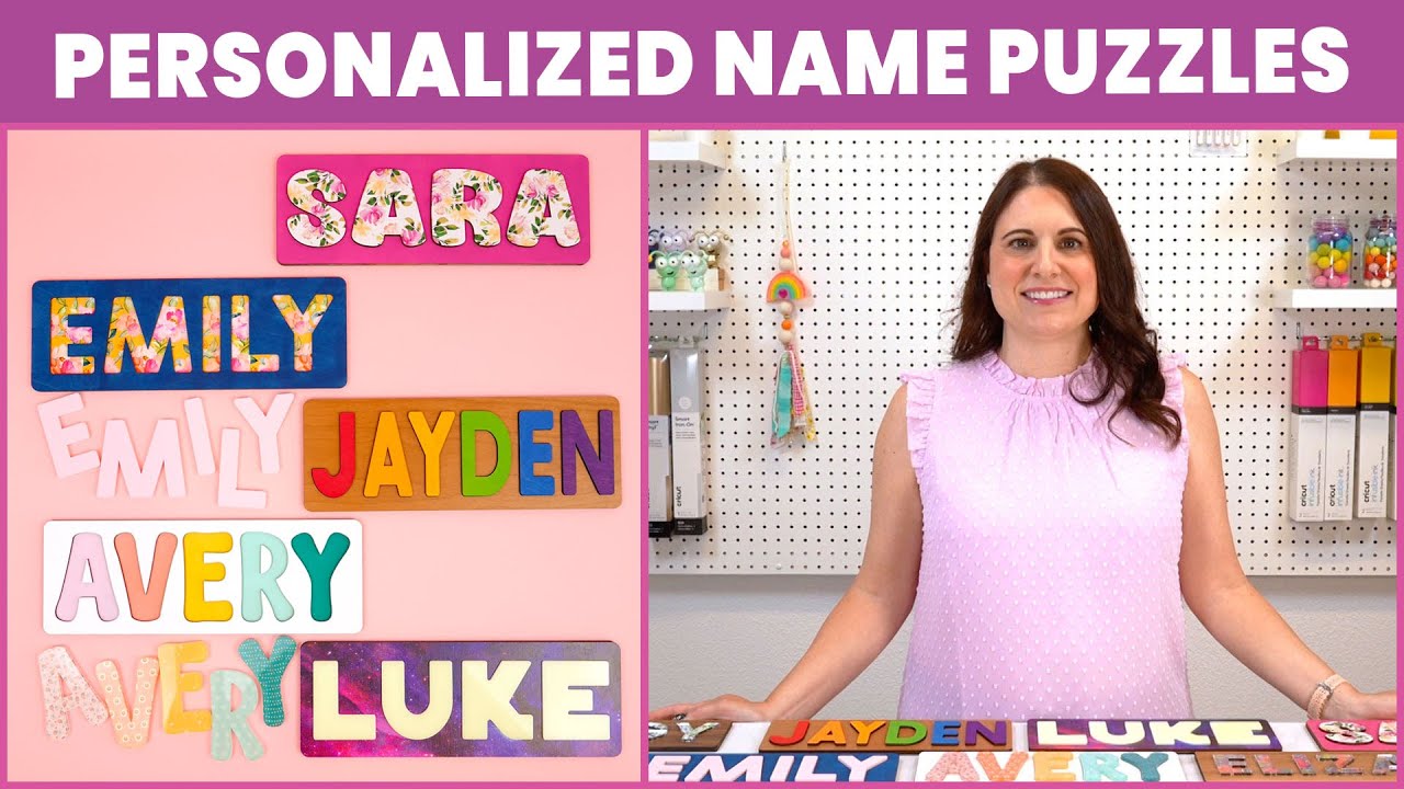 How to Make Personalized Name Puzzles