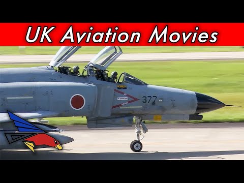 Stunning 302nd Japanese F-4EJs operating from Hyakuri air base, with a Kawasaki T-4 [HD]
