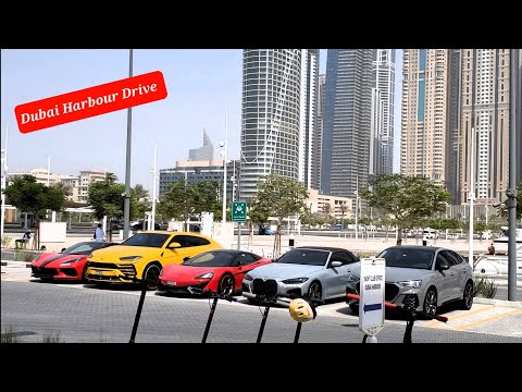 Dubai Creek Harbour Marina|| 4K || Sandstorm drive|| TravelwithMaaZ