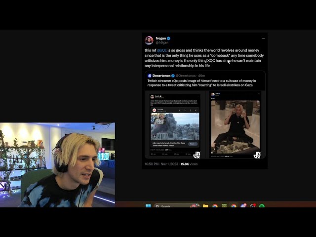 "Seems to have negative reasoning skills" - xQc responds to Twitch ...