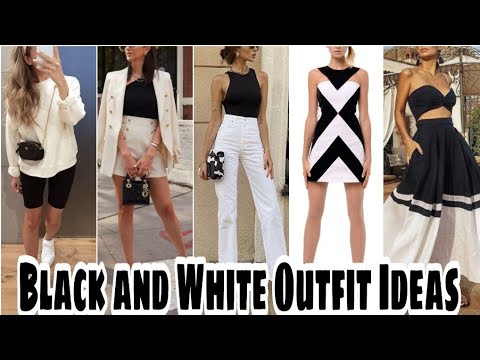 Elegant and Chic Black and White Outfit Ideas @Styling Ideas