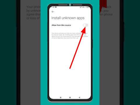 How to enable Install unknown apps | Unknown Apps Install Kaise Kare #shorts