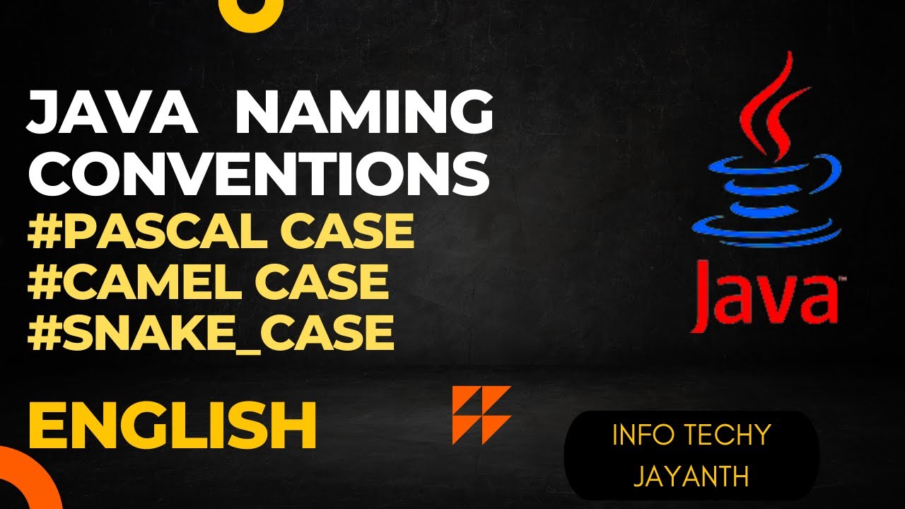 Naming Conventions in Java | Camel,Pascal and Snake Case || English