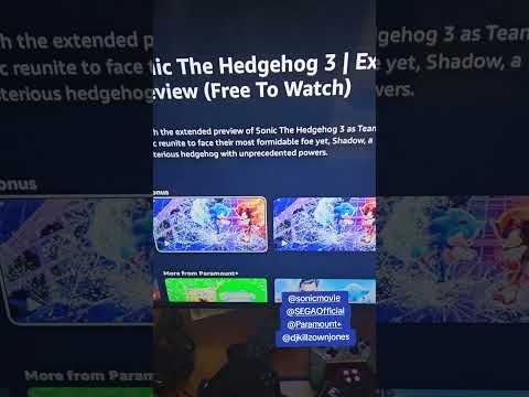 Sonic The Hedgehog 3 Is Now Streaming On Paramount Plus