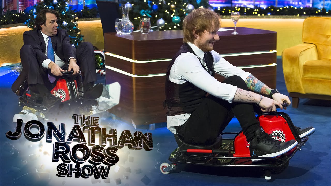 Lewis Hamilton and Ed Sheeran Race Each Other on Crazy Carts ...