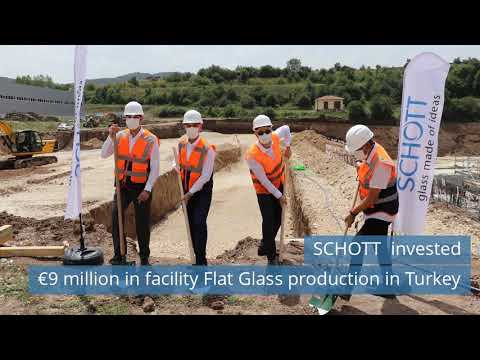 SCHOTT invested €9 million in facility Flat Glass production in Turkey