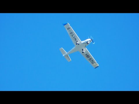 Electric aircraft "e-Sling" takes off