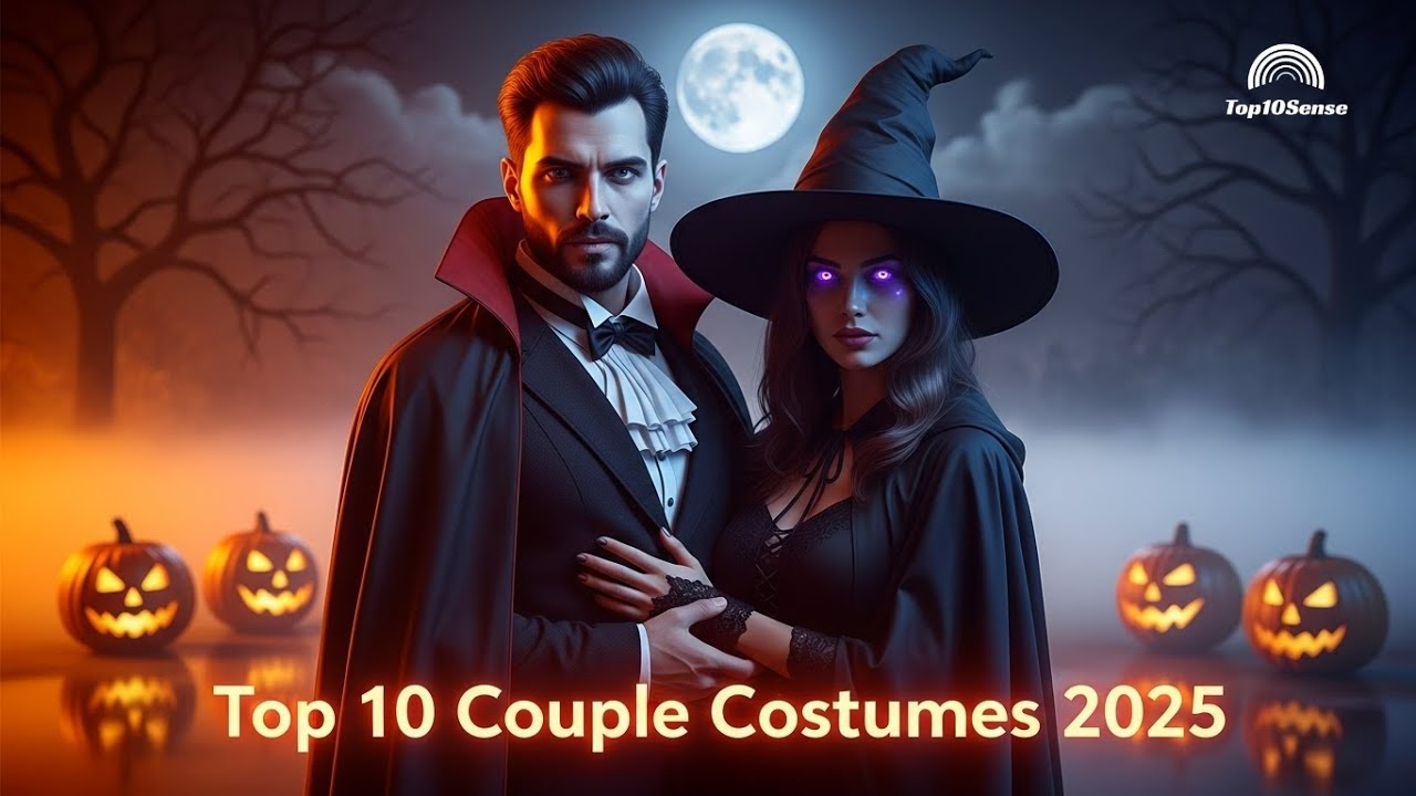 Top 10 Halloween Costumes for Couples 2025 | Trendy, Spooky & Romantic