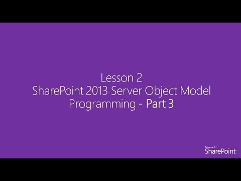 [Arabic] 2. SharePoint 2013 Server Object Model Programming – Part 3 ...