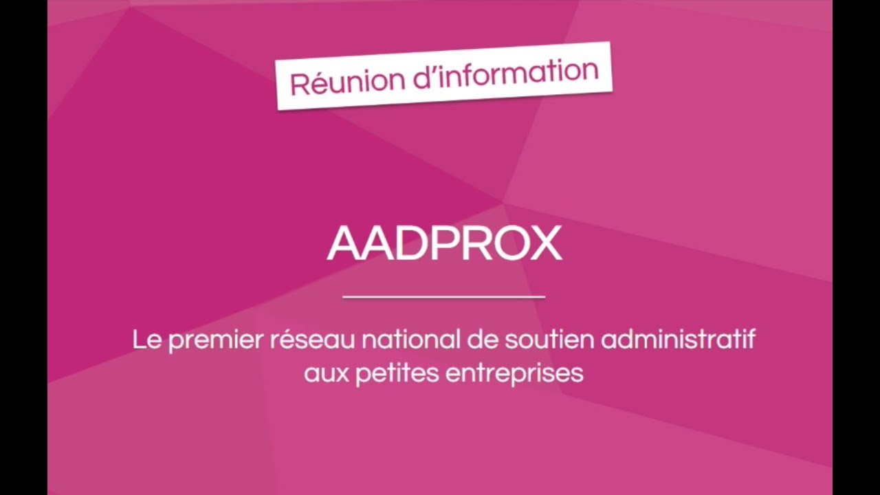 Réunion d'information - Introduction