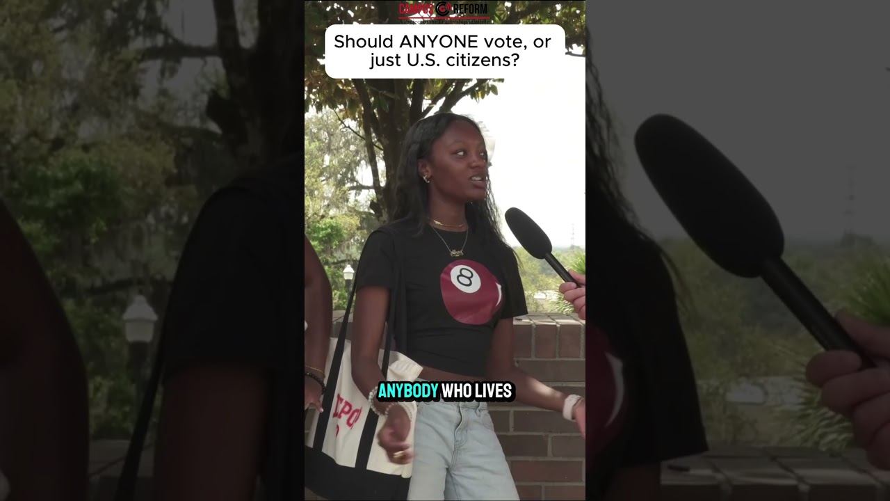 Should ANYONE vote, or just U.S. citizens?