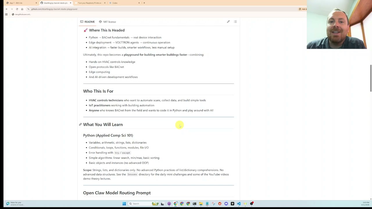 Can Open Claw build a building automation system using VOLTTRON?