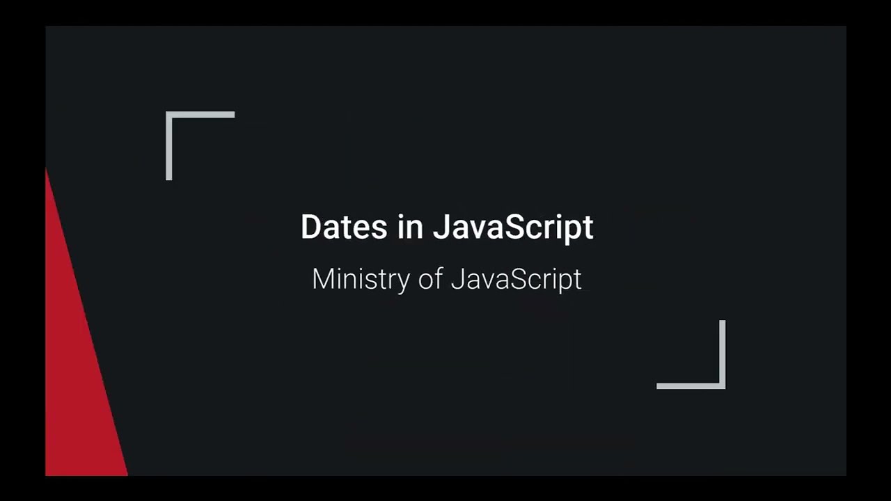 Master Dates in JavaScript