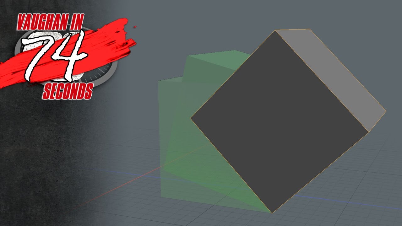 MODO | Animate a Rolling Cube
