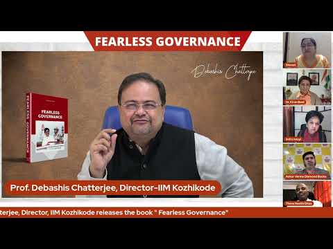Prof. Debashis Chatterjee on Release of Book | #fearlessgoverance #kiranbedi #leadership #women