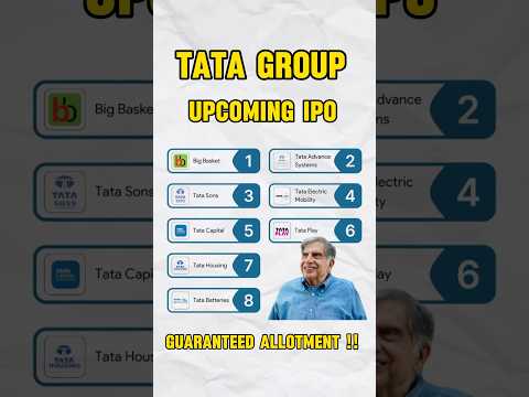 Tata Group Upcoming IPO !!