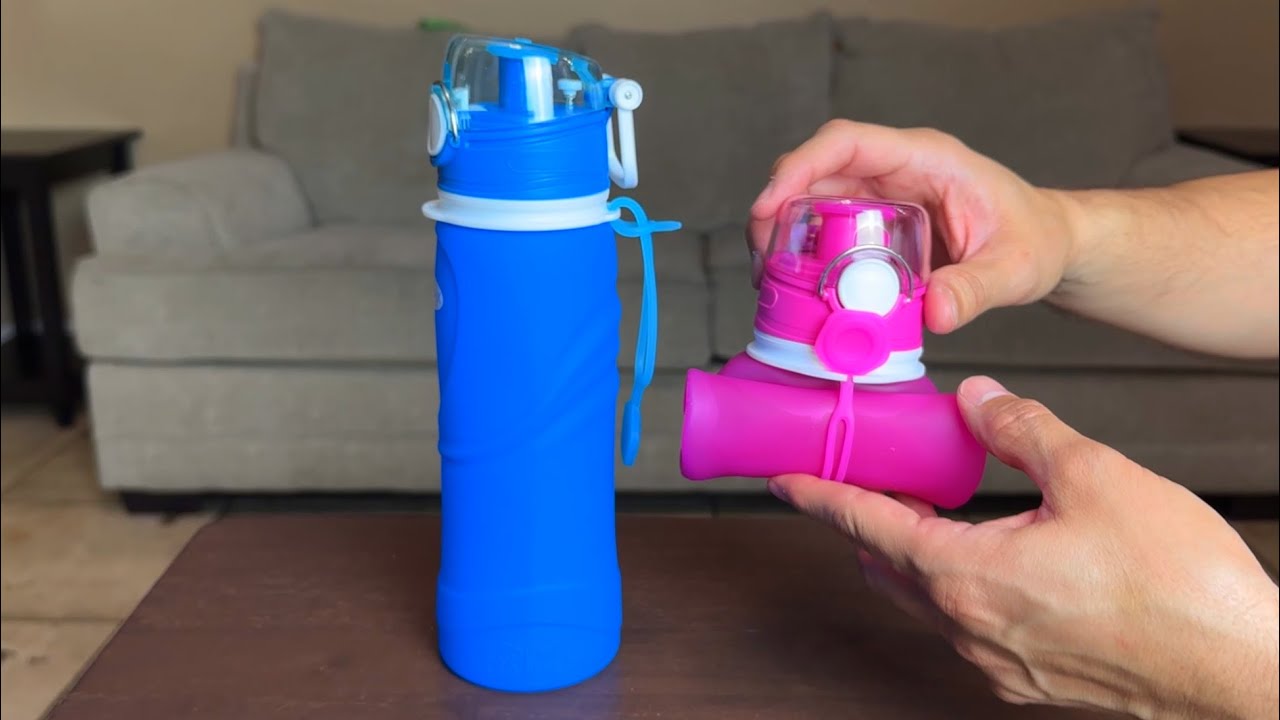 Collapsible Water Bottle Review - (Silicon) Foldable Water Bottle