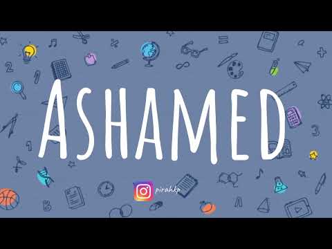 Ashamed meaning | Learn English Vocabulary | Word of the Day