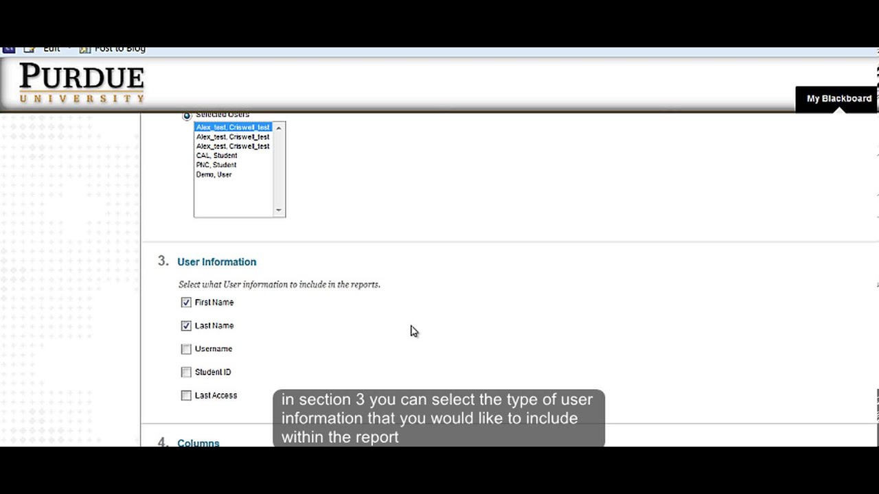 Running a Grade Center Report - Blackboard Learn