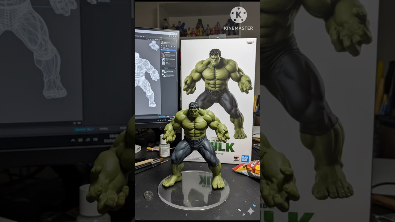 #hulk 3d #model #toy #hulk