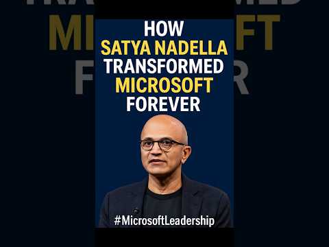 How Satya Nadella Transformed Microsoft Forever 💼🔥