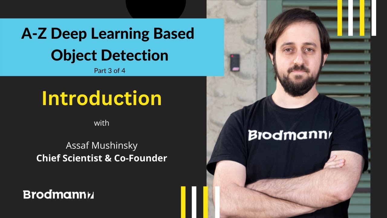 A-Z Deep Learning Based Object Detection: Introduction (1 of 4)