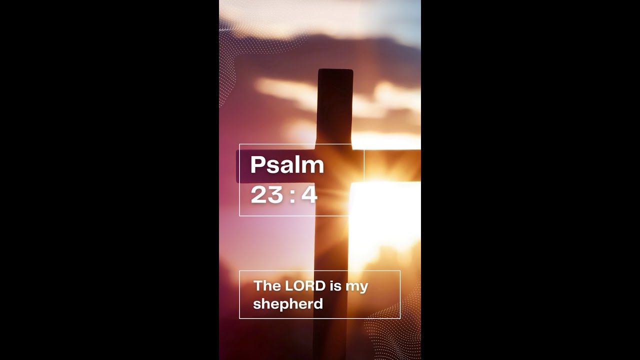 Psalm 23 : 4 | Psalms | Bible Verse | Prayer | #bible #scripture #psalms #psalm23 #prayer #shorts