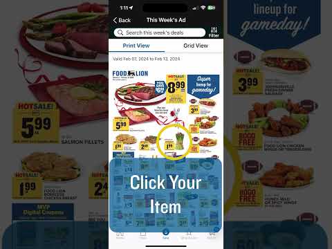 How to Choose Your Shopping Method with the Food Lion App