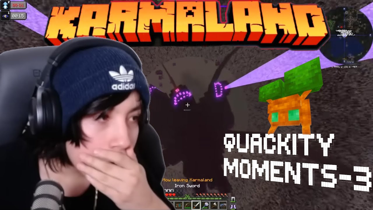 Funny Quackity Clips part3 - KARMALAND 5