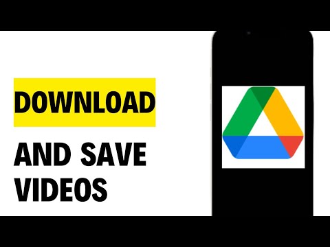 How to Download and Save Video From Google Drive to Gallery