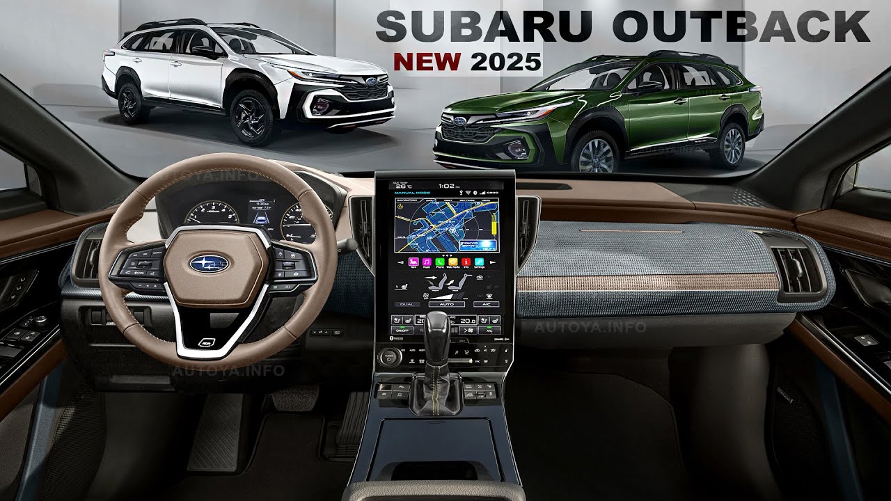 Seventh-Gen 2026 Subaru Outback Is Rendered Inside and Out, Features ...