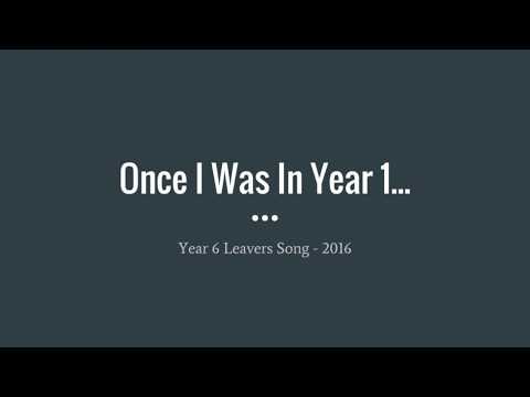 Once I Was In Year 1 (7 Years Old) Karaoke Version