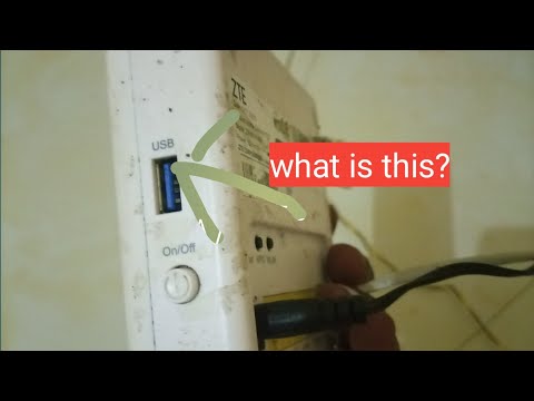 what is the use of USB port on ZTE Modem #ethiotelecom #seifu on ebs#wifi