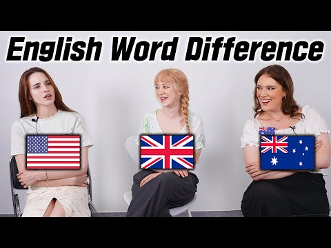 BRITISH vs AMERICAN vs Australian ENGLISH Differences!
