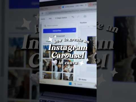 how to create instagram carousel in canva #shorts #canva #graphicdesign